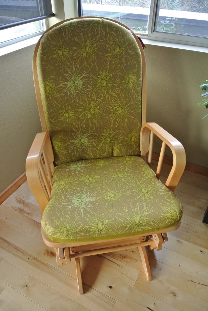 Simple DIY Glider Slipcover Tutorial – Refashion Your Rocker – Odds ...